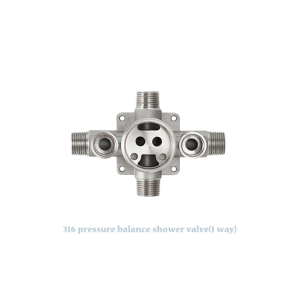 Sento stainless steel pressure balancing shower valve, one way – Sento ...